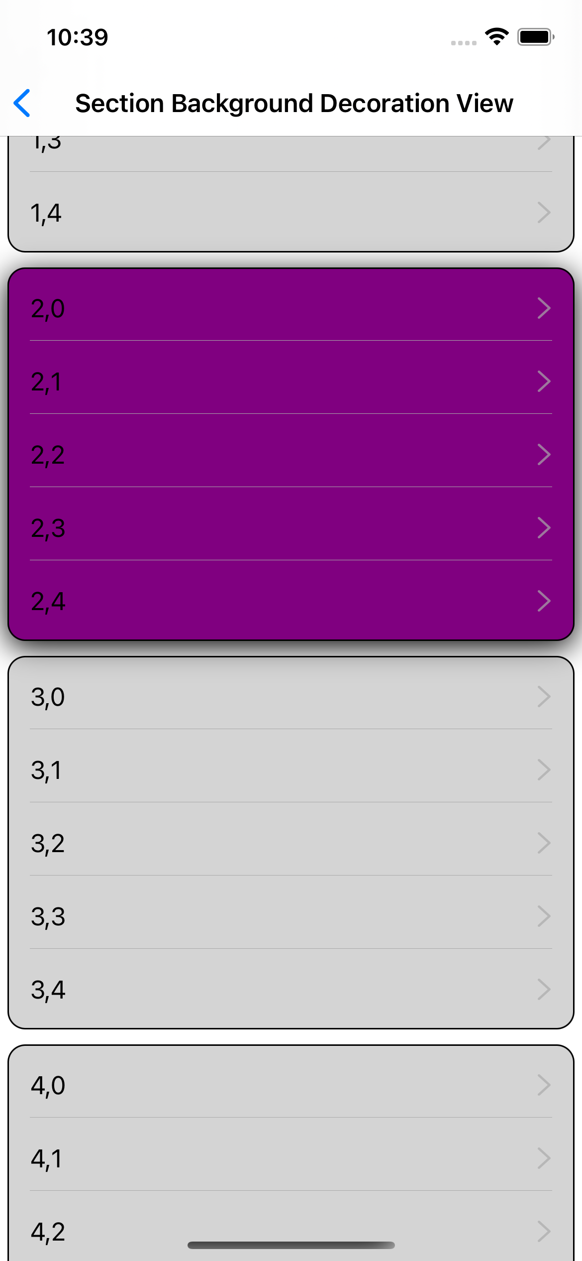 Modern Collection Views | Agapov Alexey